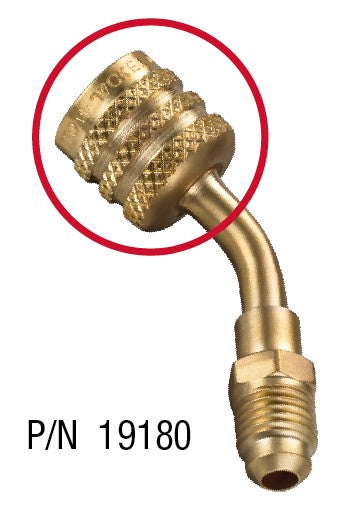 Edmondson Supply | Yellow Jacket 19180 A2L Adapter ¼” LH FFL TO ¼” RH ...