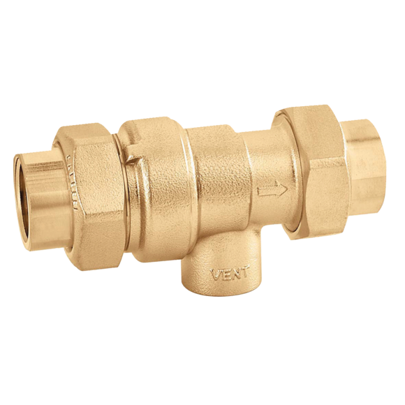 Caleffi 573403A Dual Check Backflow Preventer with Atmospheric Vent, 1 ...