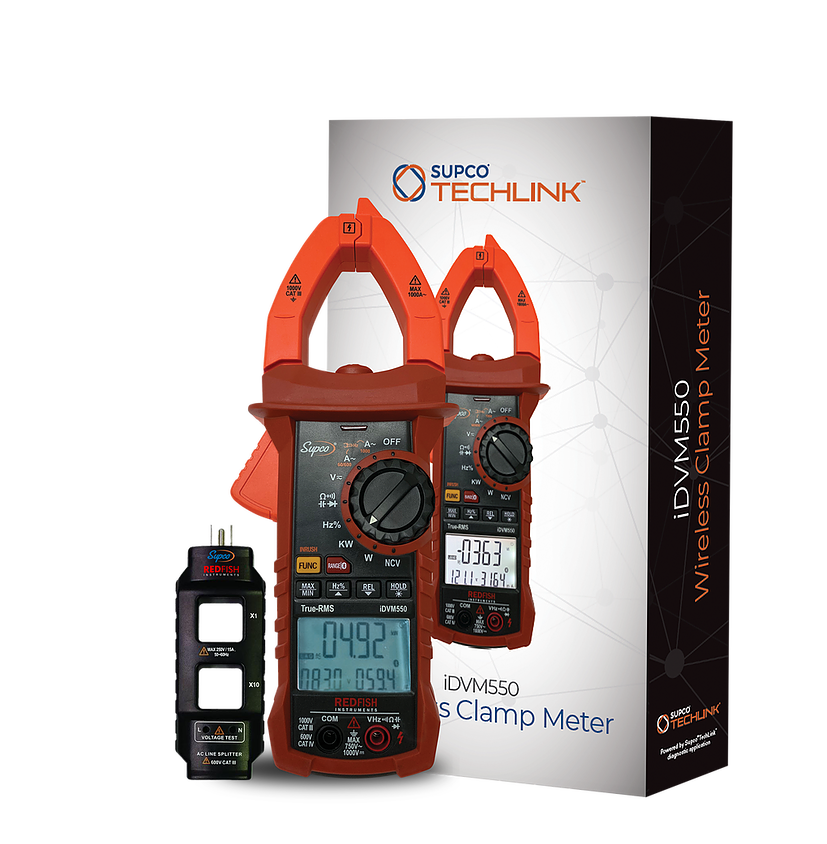 Edmondson Supply | Supco Redfish iDVM550 Professional-Grade Multimeter ...