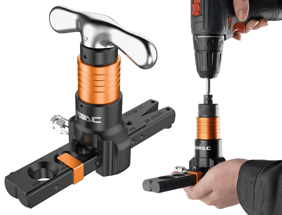 Edmondson Supply | NAVAC NTF67D Hand or Drill Powered Flaring Tool
