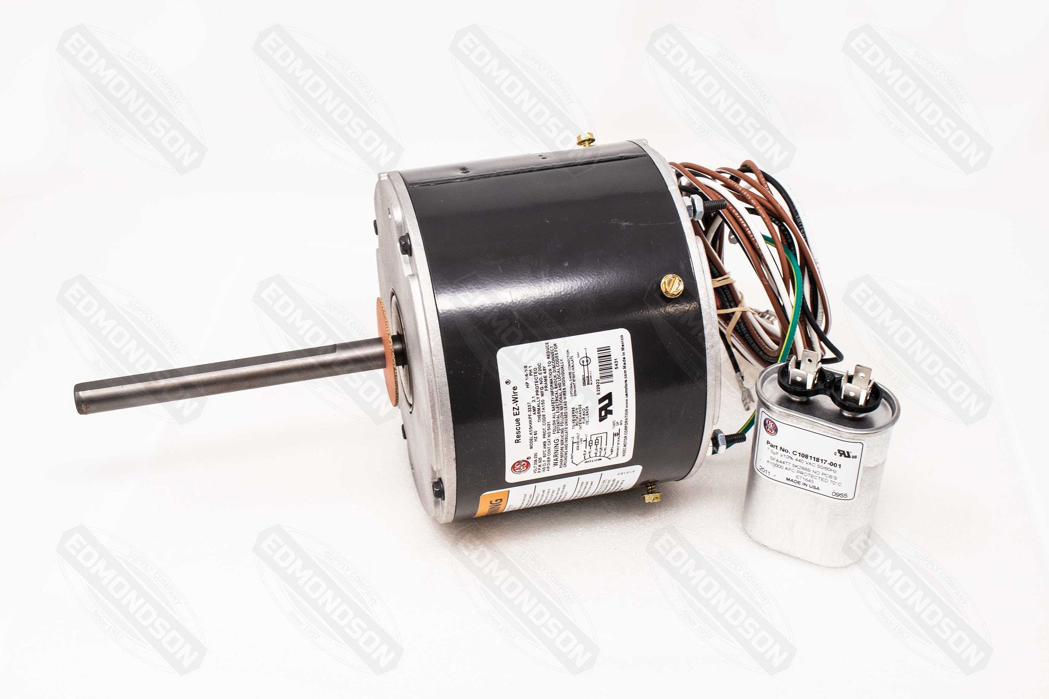 Edmondson Supply | US Motors 5431 RESCUE® EZ-Wire 5.6" Condenser Fan ...