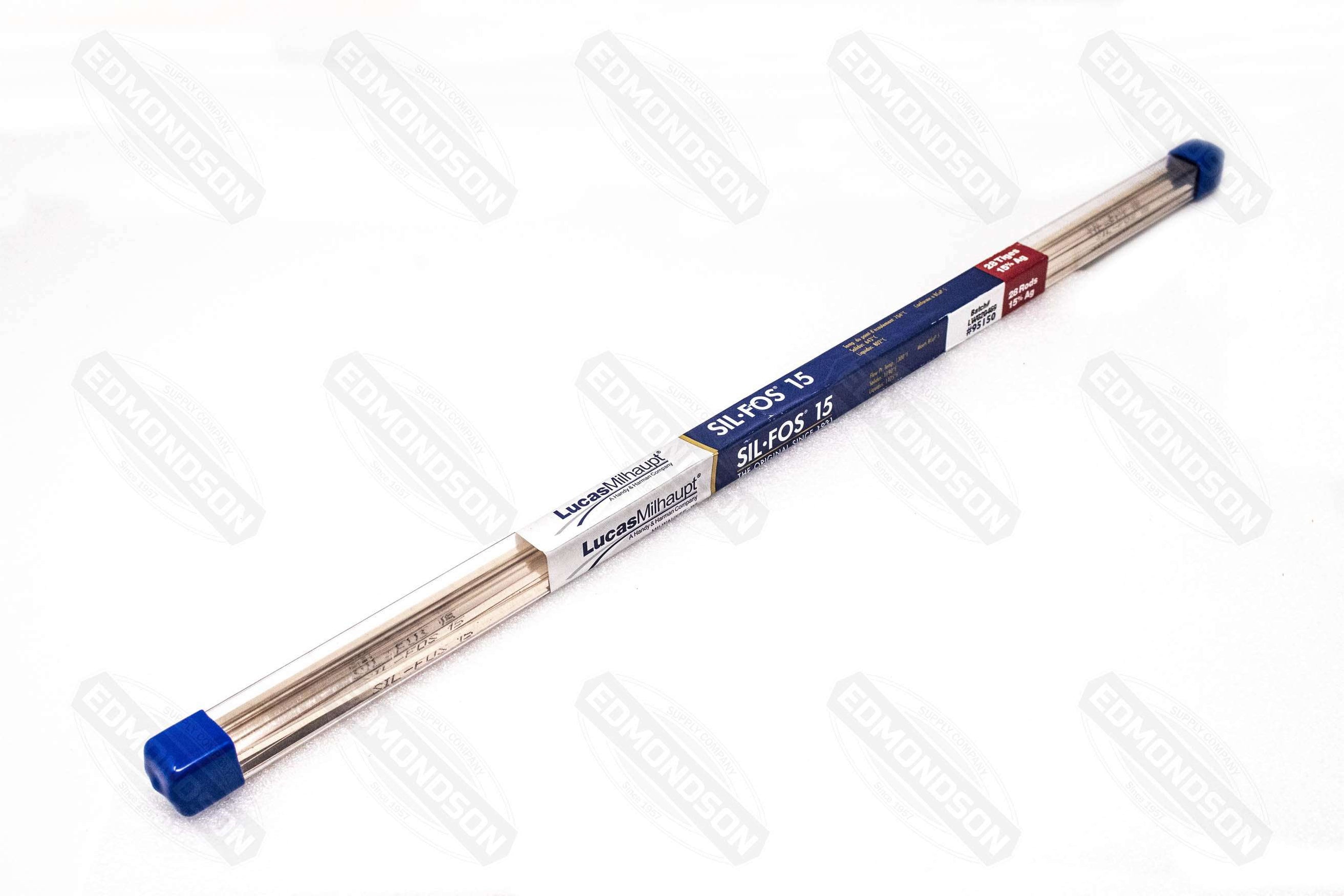 Edmondson Supply | Lucas Milhaupt 95150 Sil-Fos 15, 28 Rods, 15% Silver