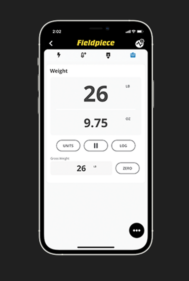 Edmondson Supply | Fieldpiece SR47 Wireless Refrigerant Scale